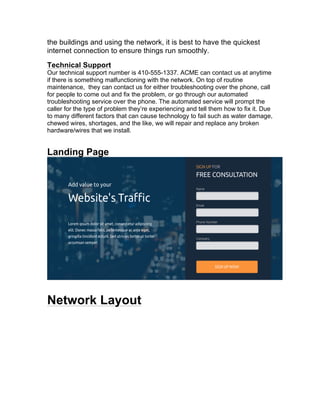Acme Network Proposal | PDF