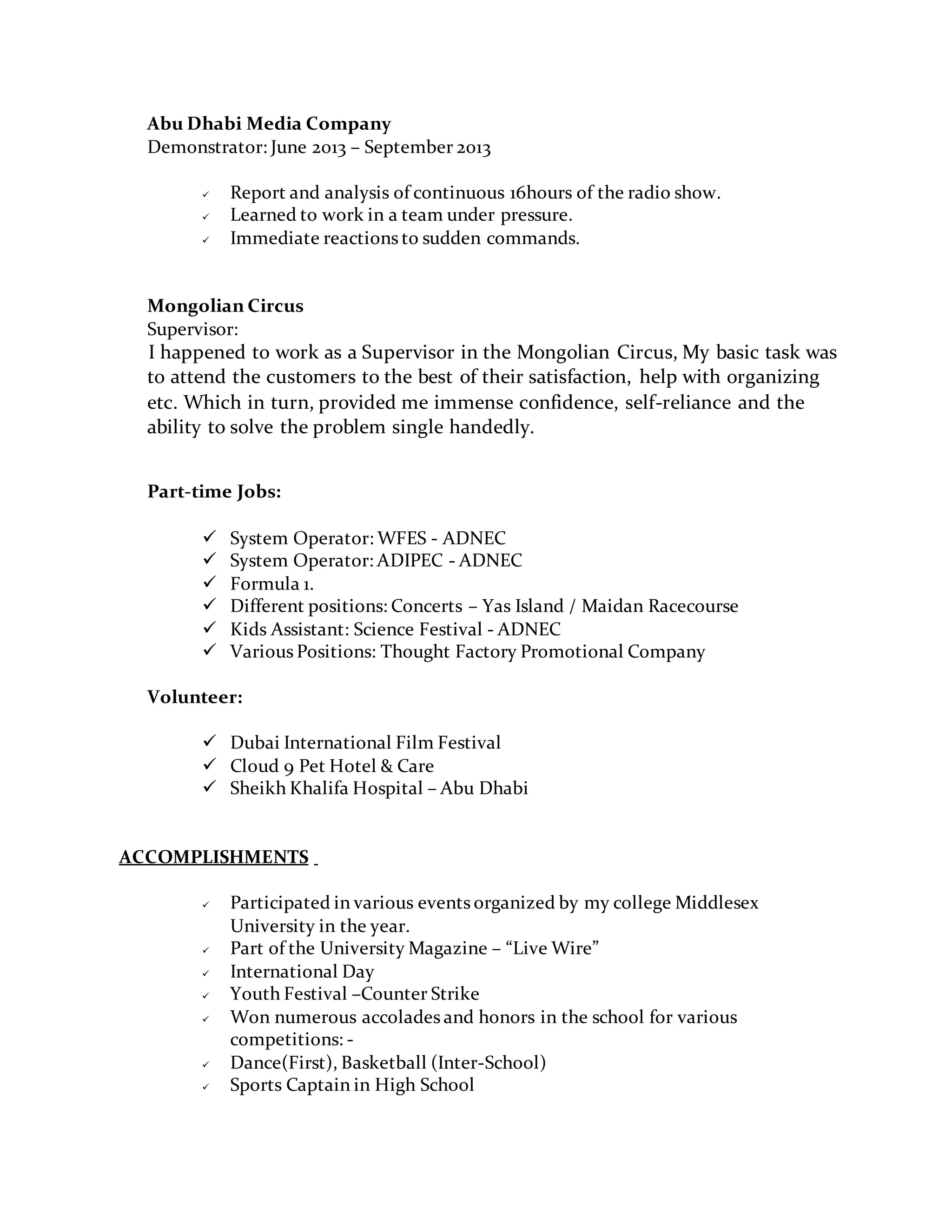 Abeer CV Edited | PDF