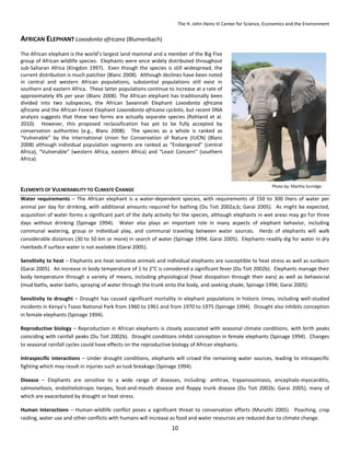 African Wildlife-Climate FULL REPORT final | PDF