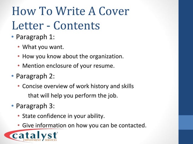 4 Effective Cover Letters | PPT