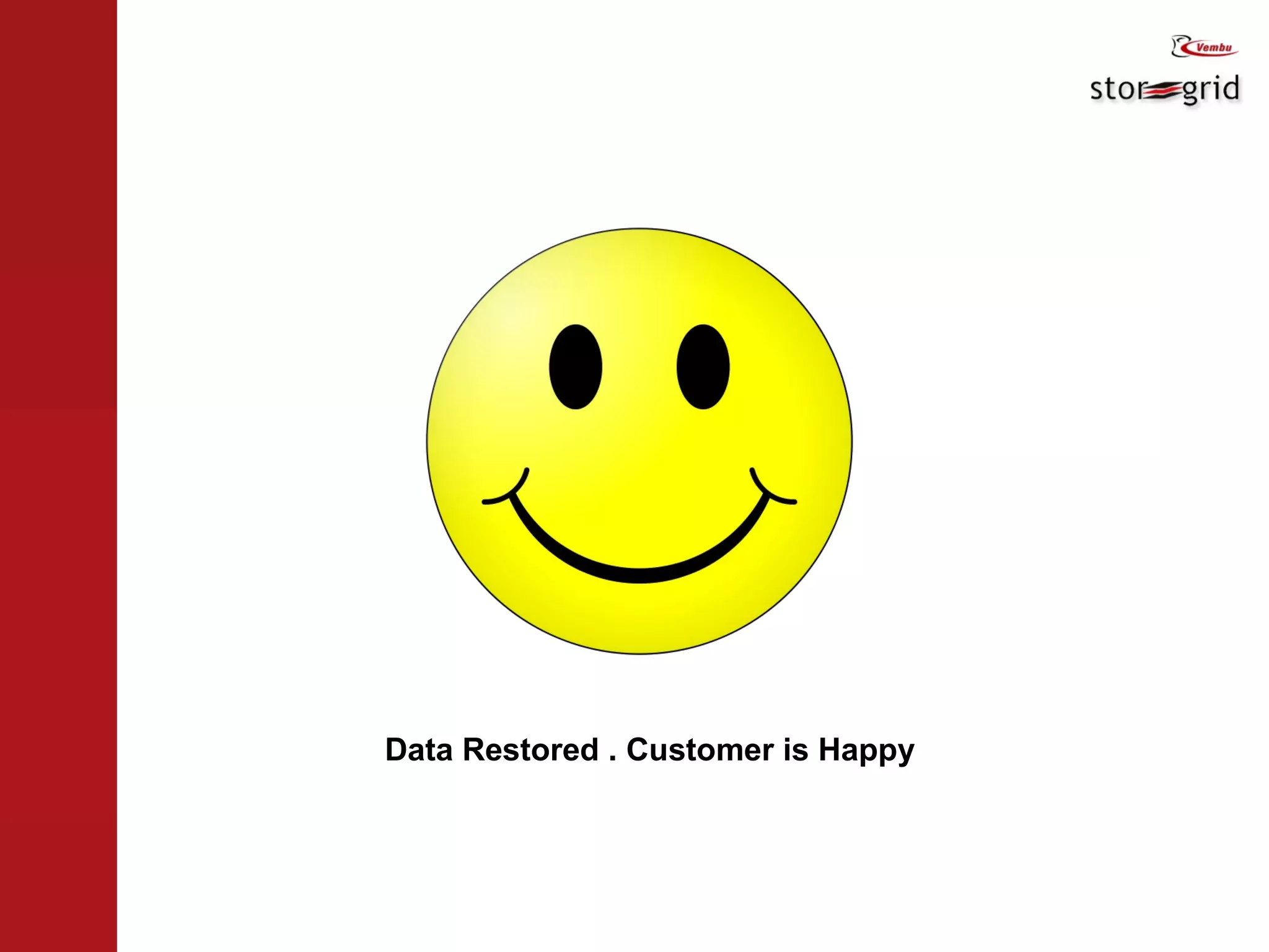 StoreGrid : Restore & Recovery | PPT