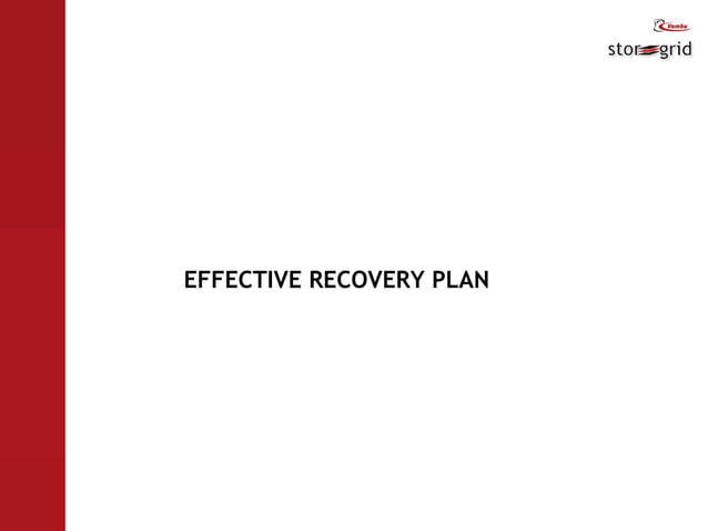 StoreGrid : Restore & Recovery | PPT