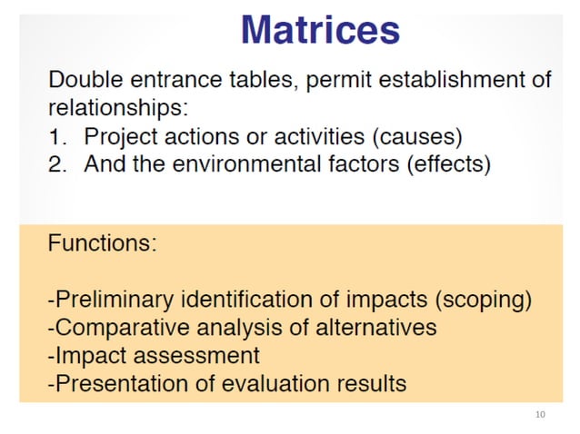 Environmental Impact Assessment methods.pdf | Geology | Science