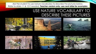 Teacher version: Talking Naturally About Nature, Lesson 1 of Misused ...