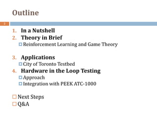 Smart Traffic Lights that Learn ! Multi-Agent Reinforcement Learning ...