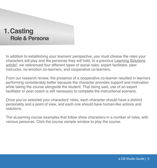 4 eLearning Design Strategies When Using Animated Digital Characters | PDF