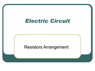 Electric Circuits Ppt Slides | PPT
