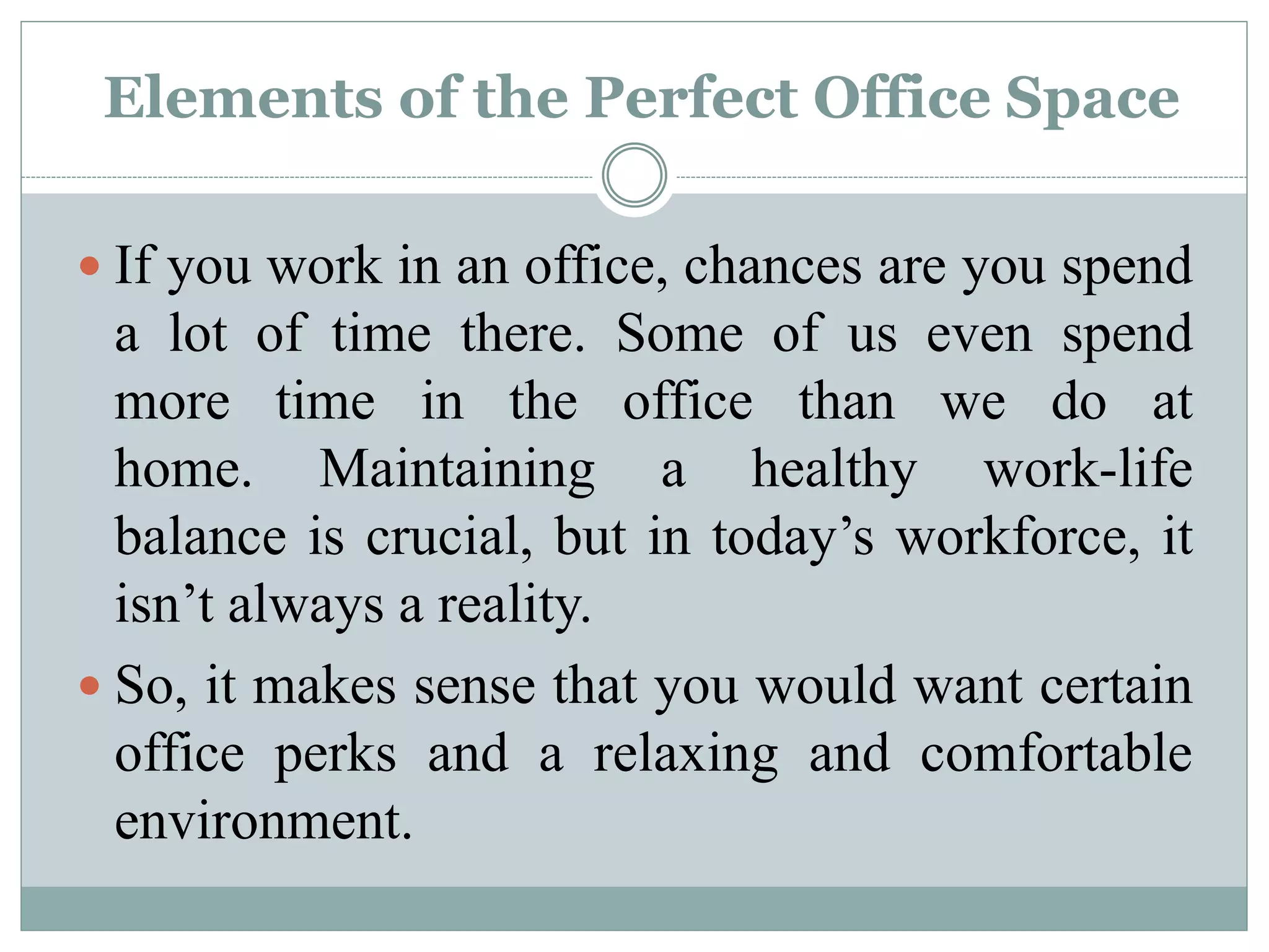 Elements of office | PPTX