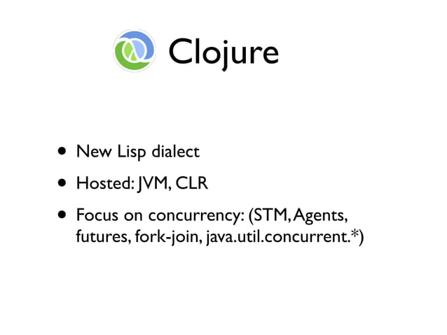 4th European Lisp Symposium: Jobim: an Actors Library for the Clojure Programming Language | PDF ...