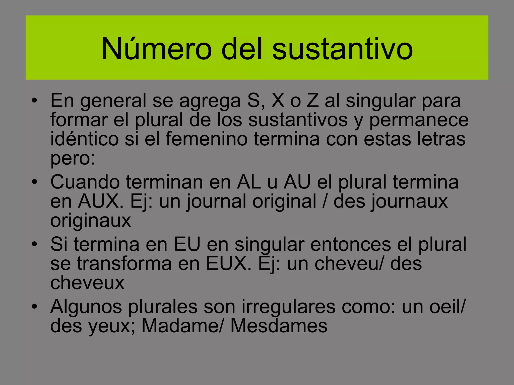4 El Sustantivo Y El Artículo | PPSX