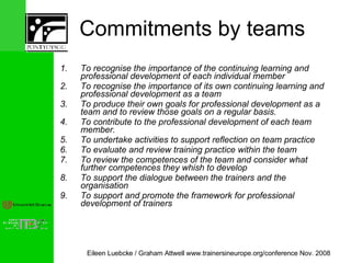 TTplus- A framework for professional development of trainers | PPT
