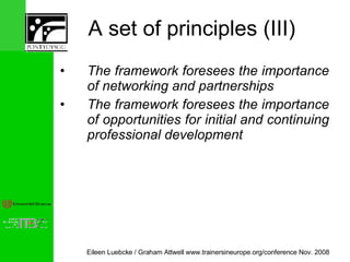 TTplus- A framework for professional development of trainers | PPT