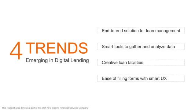 4 Emerging Trends in Digital Lending | PPT