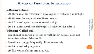 Unit-4 Emotional Development | PDF | Parenting Babies and Toddlers ...
