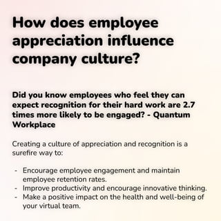 4 Employee Appreciation Ideas for All Year Round | PDF