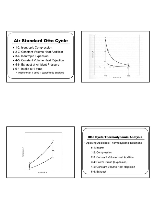 Engine Cycles Analysis | PDF