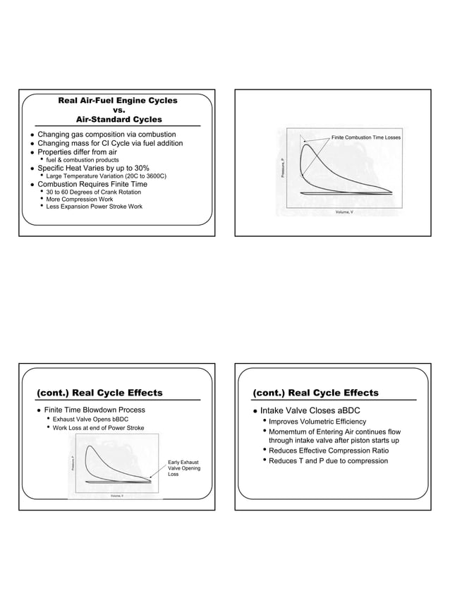Engine Cycles Analysis | PDF