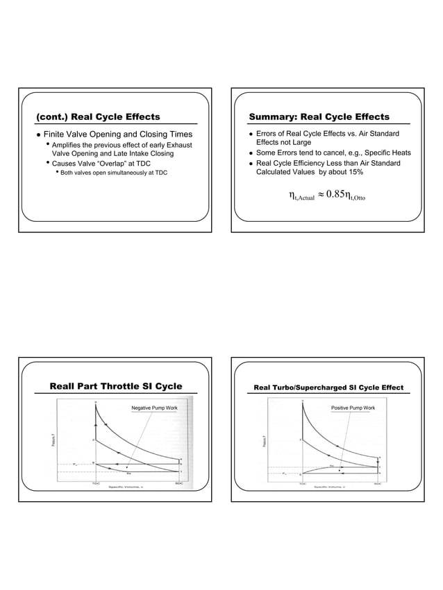 Engine Cycles Analysis | PDF