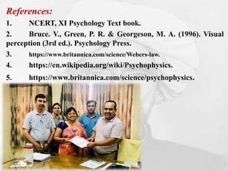 Introduction to psychophysics (English) | PPSX
