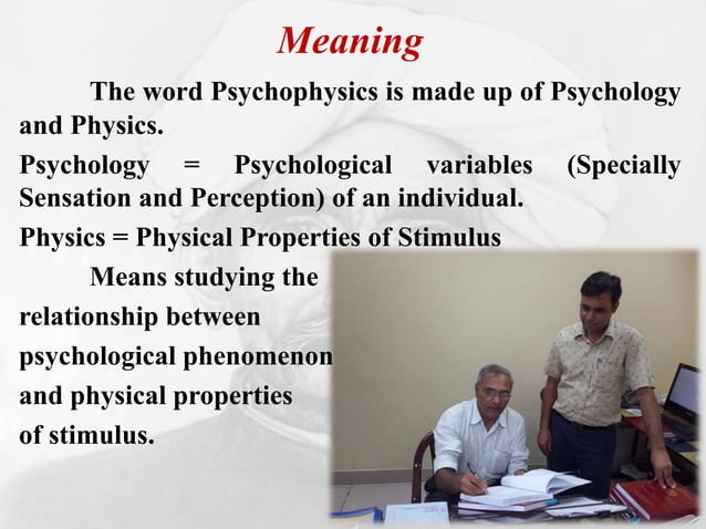 Introduction to psychophysics (English) | PPSX