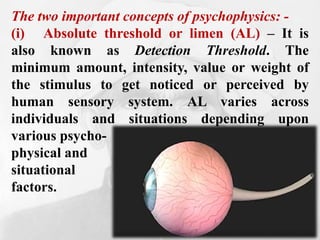 Introduction to psychophysics (English) | PPSX