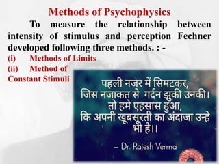 Introduction to psychophysics (English) | PPSX
