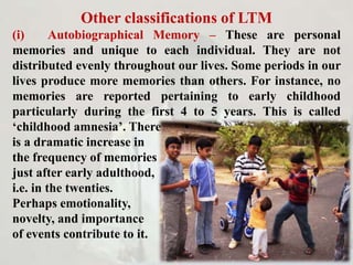 long term memory (third stage of memory system) | PPSX