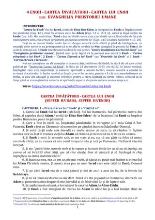 4 Enoh ”Cartea invataturii - Cartea lui Enoh” sau ”Evanghelia ...