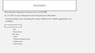 4 enteric(typhoid) fever and relapsing | PPT