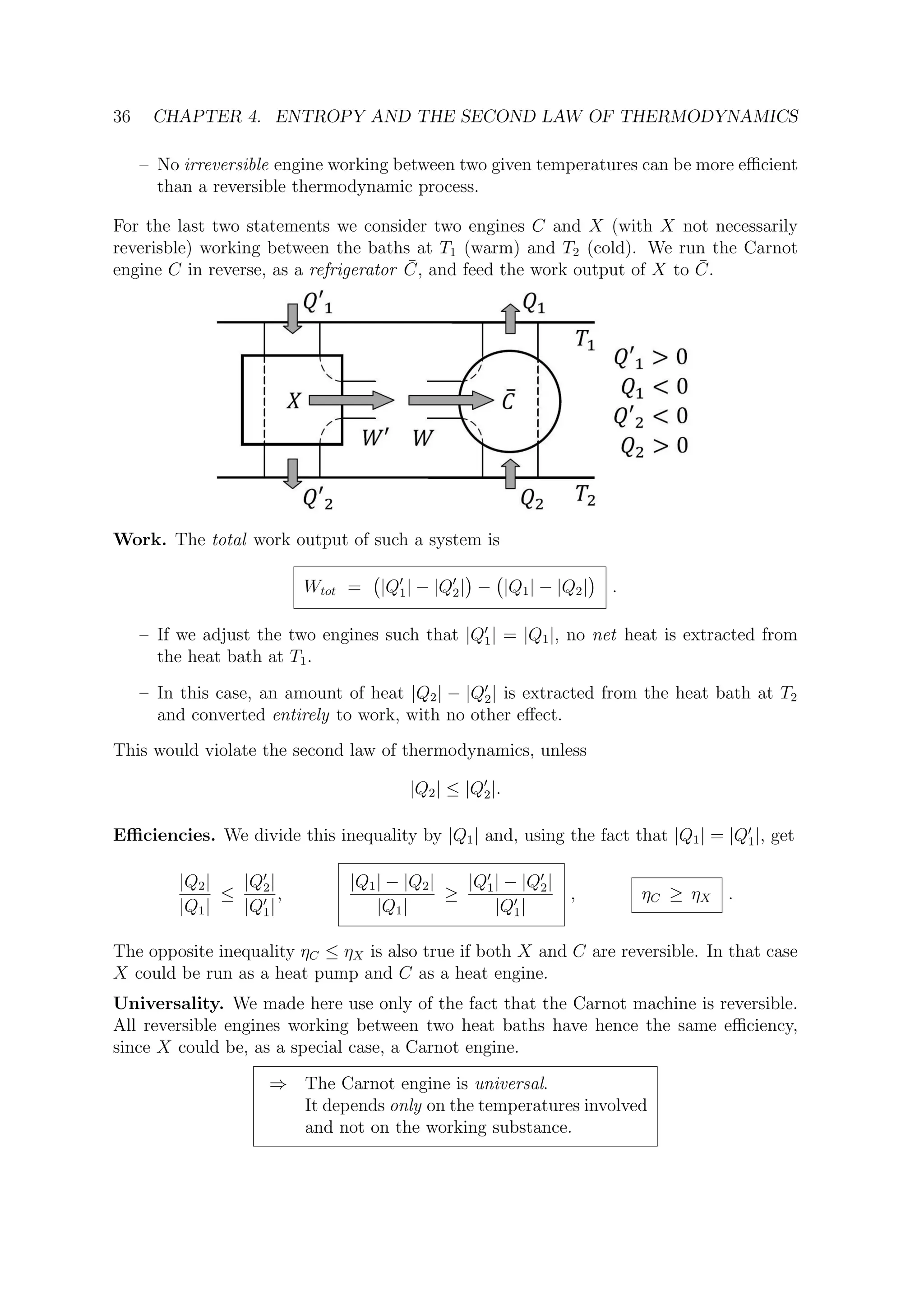 entropy and second law of thermodynamics | PDF