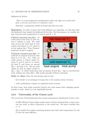 entropy and second law of thermodynamics | PDF