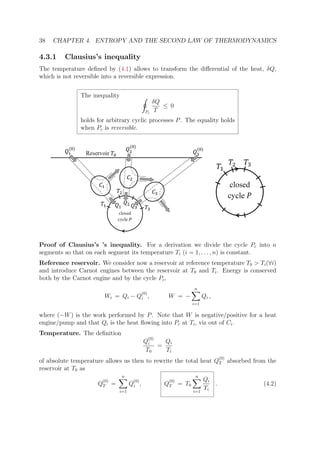 entropy and second law of thermodynamics | PDF