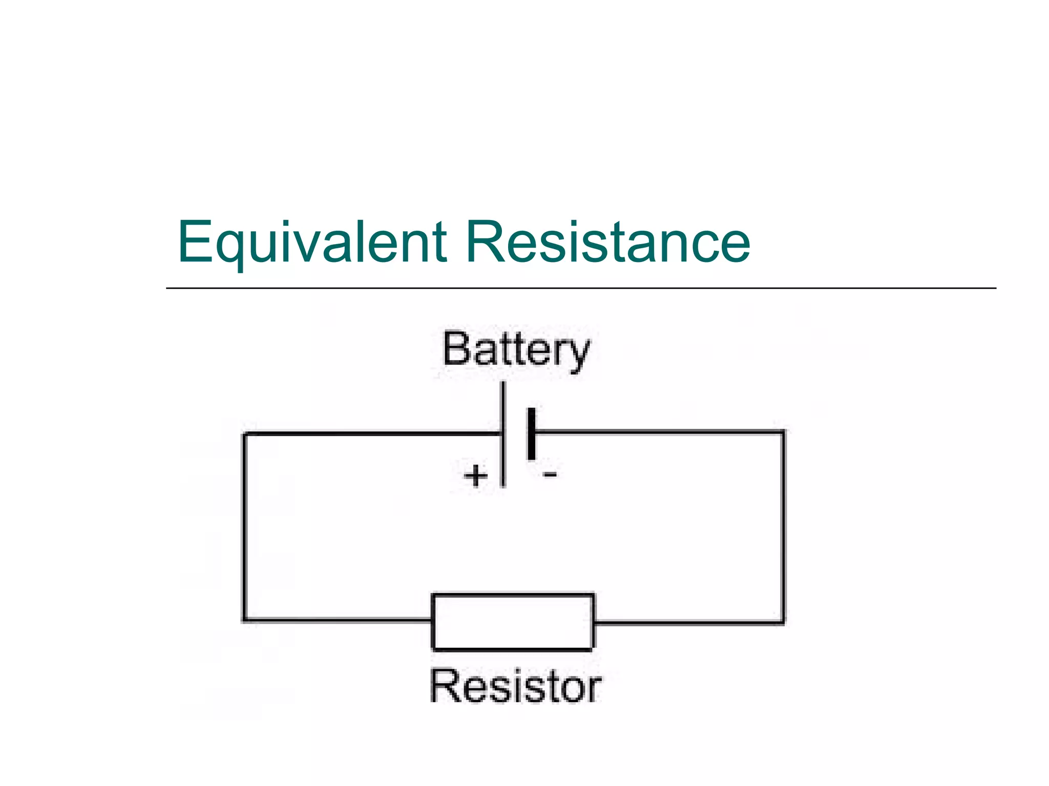 Equivalent resistance | PPT