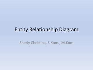Entity Relationship Diagram | PDF