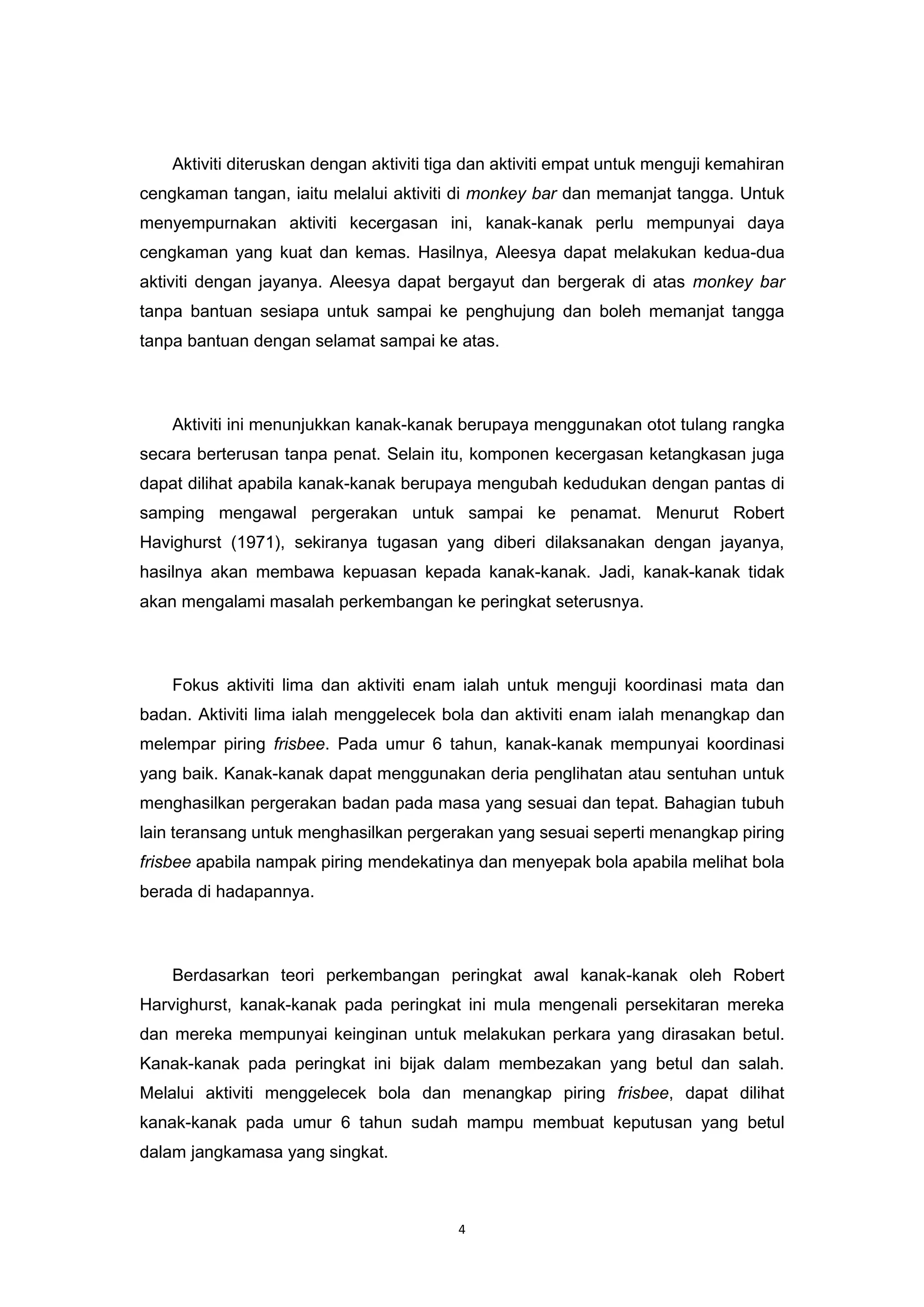 EDUP3023 Esei Laporan Perkembangan Kanak-Kanak | PDF