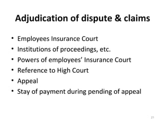 4 esi act-1948 | PPT
