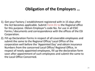 4 esi act-1948 | PPT