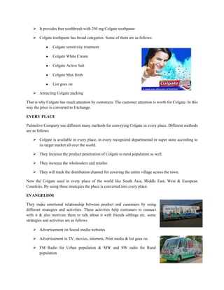 4 e's of colgate | DOCX | Dental Health | Diseases and Conditions