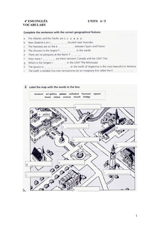 4º Eso IngléS Unit 4 | DOC
