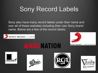 Class 4E Sony presentation | PPTX | Home Entertainment Systems ...