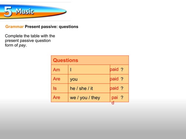 4 eso unit_5_grammar_2_passive_questions | PPT