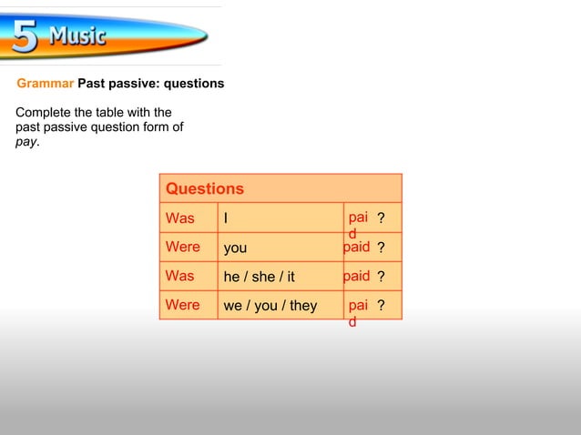 4 eso unit_5_grammar_2_passive_questions | PPT