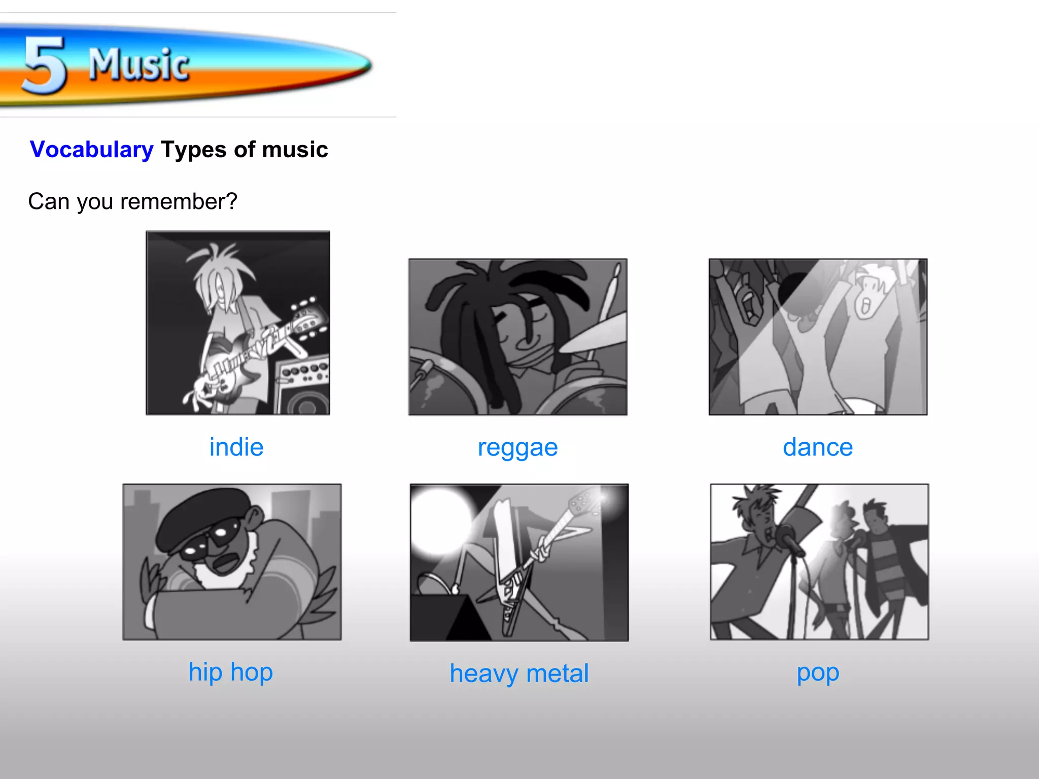 4 eso unit_5_vocabulary_1_types_of_music | PPT