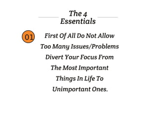 4 Essential Steps To Help You Stay Focused At All Times | PDF