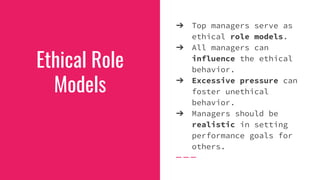 (4) Ethical behavior and social responsibility | PPT