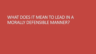 Ethical leadership in Pharmacy | PPTX