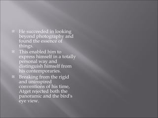 4 Eugene Atget | PPT