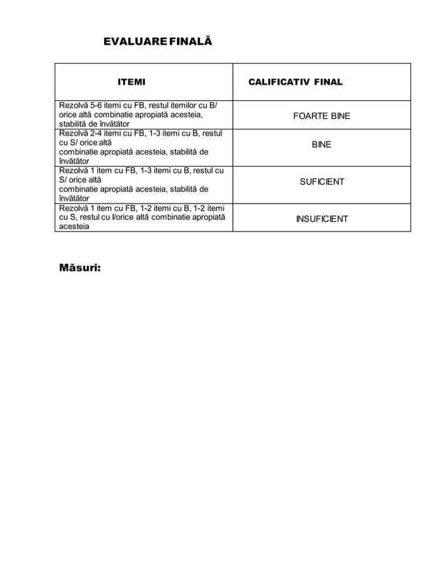 4 evaluare initiala_matematica | PDF