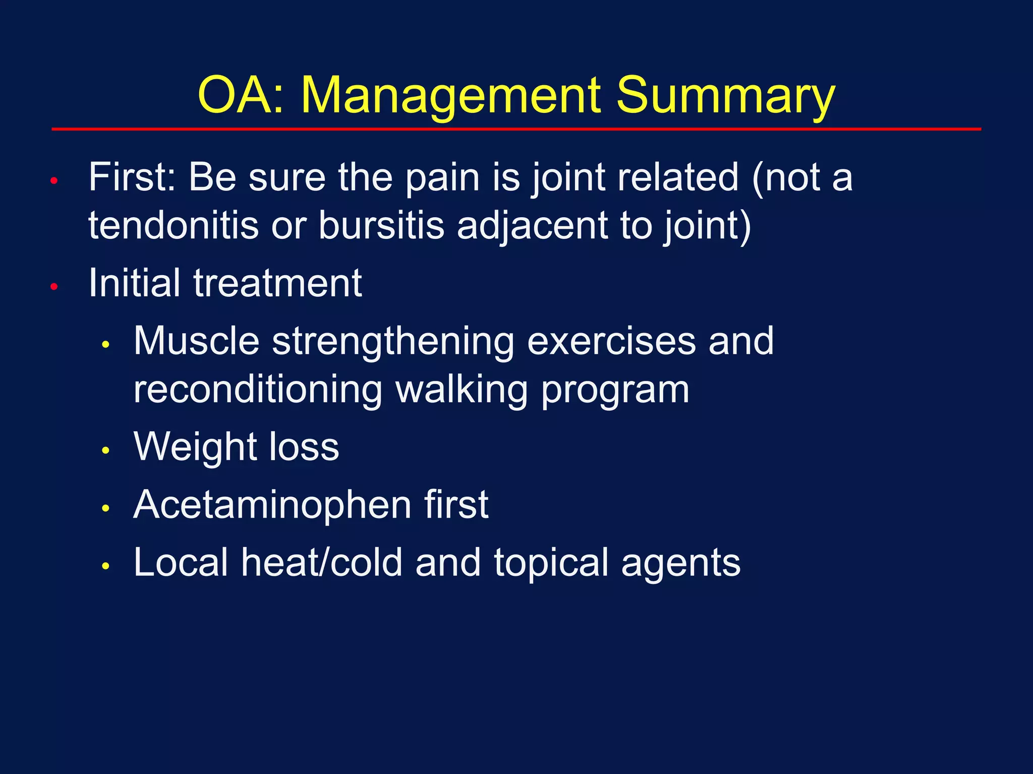 4_Evaluation and Management of Osteoarthritis.ppt