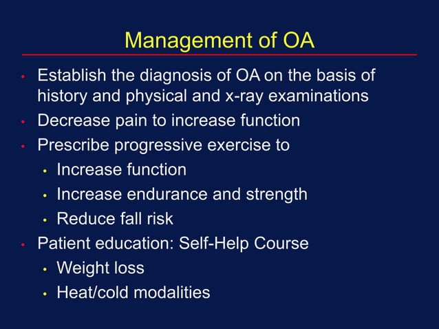 4_Evaluation and Management of Osteoarthritis.ppt